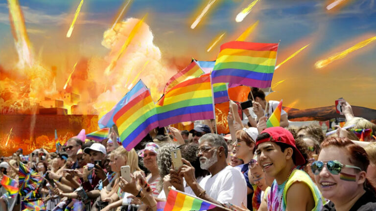 Pride parade cancelled due to 90% chance of fire and brimstone ...
