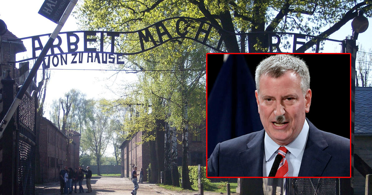 De Blasio posts 'Work From Home Sets You Free' signs around New York ...