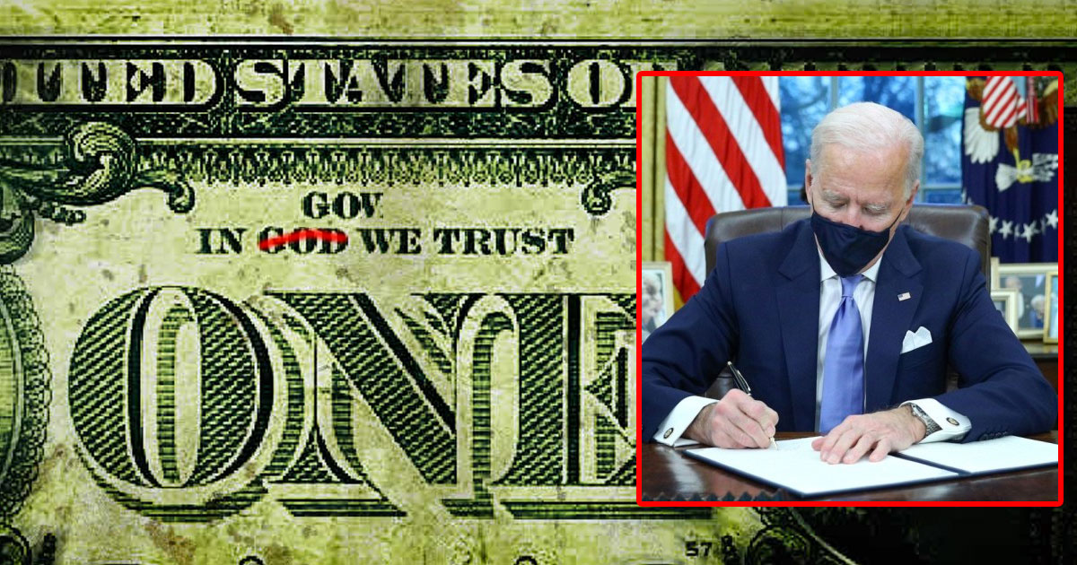 BREAKING: Biden signs executive order changing U.S. motto to ‘In Gov We ...