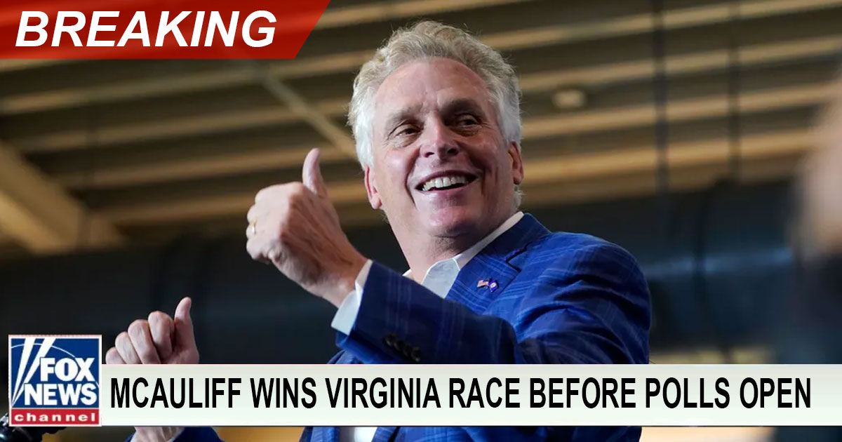 BREAKING: McAuliff wins Virginia race just before polls open • Genesius ...