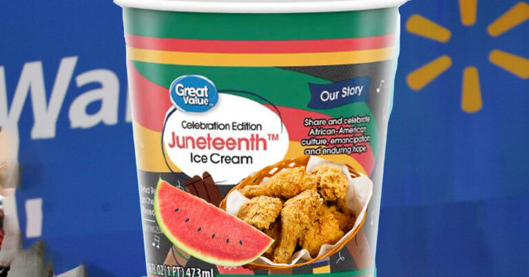 Walmart pulls Fried Chicken & Watermelon 'Juneteenth' ice cream after ...
