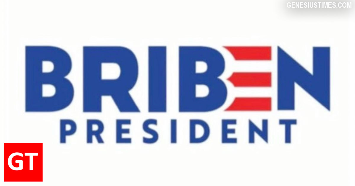 Biden releases new campaign logo: Briben 2024 • Genesius Times