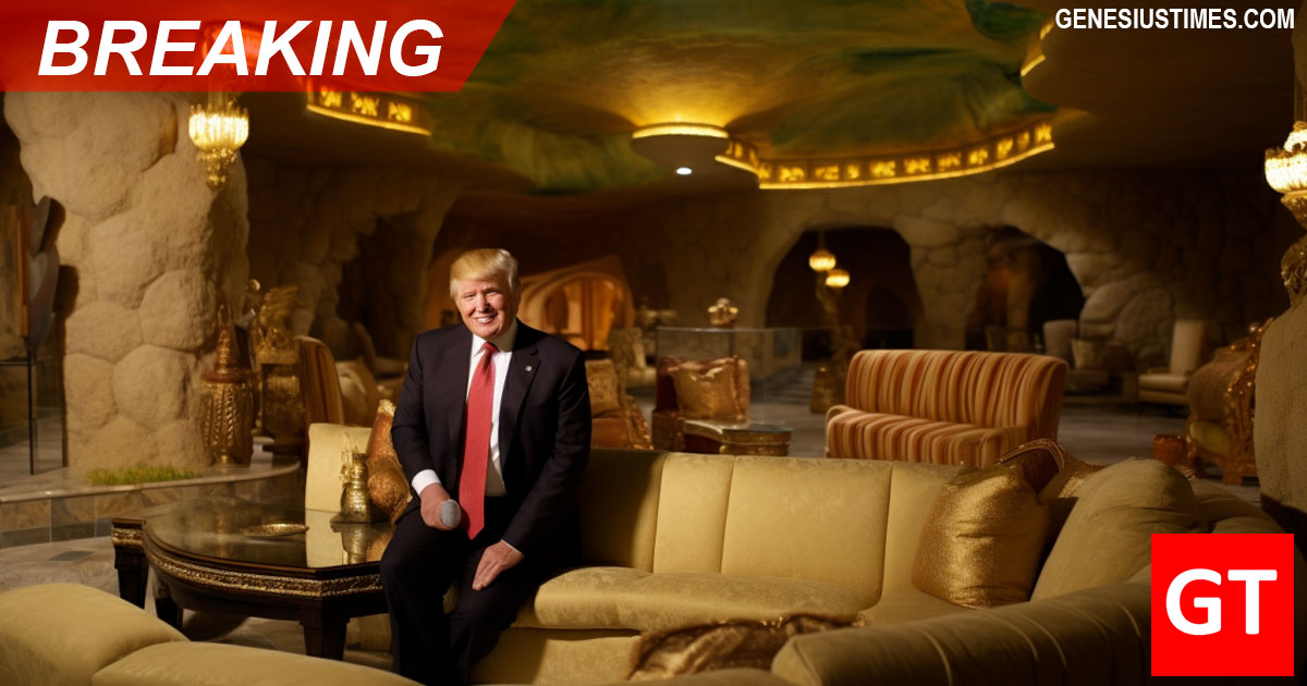BREAKING: Trump opens new luxurious Palestinian Underground Bunker ...