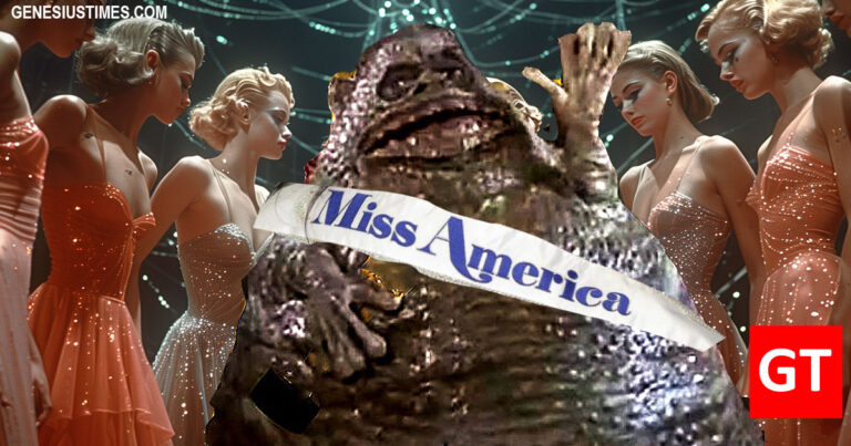 First pile of feces who identifies as a beautiful woman is crowned Miss ...