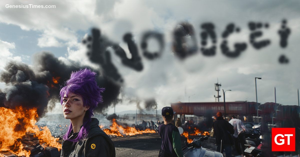 Climate activists protest Elon Musk by sending 'NO DOGE' smoke signals ...