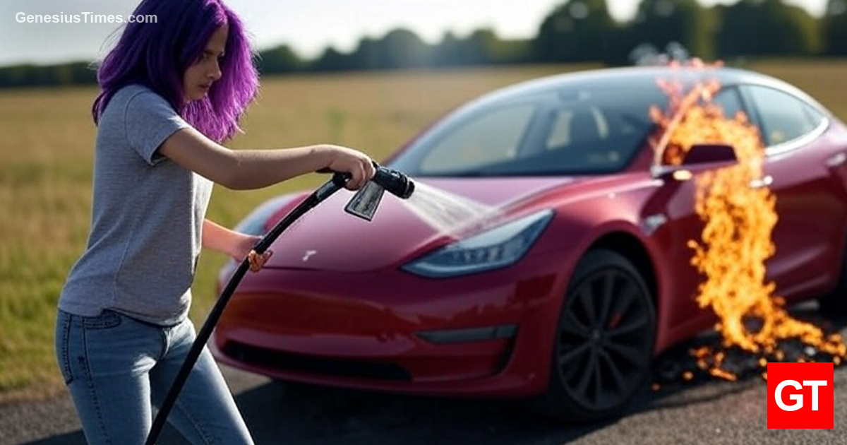 Leftists Scramble to Put Out Fires They Started on Their Teslas Now ...