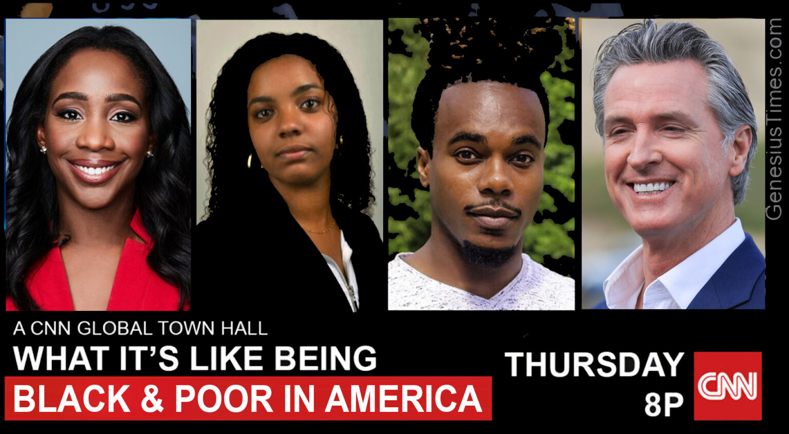 CNN adds Gavin Newsom to panel on 'What It's Like Being Black & Poor in ...